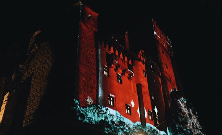 Halloween party at Bran Castle in Transylvania, Romania